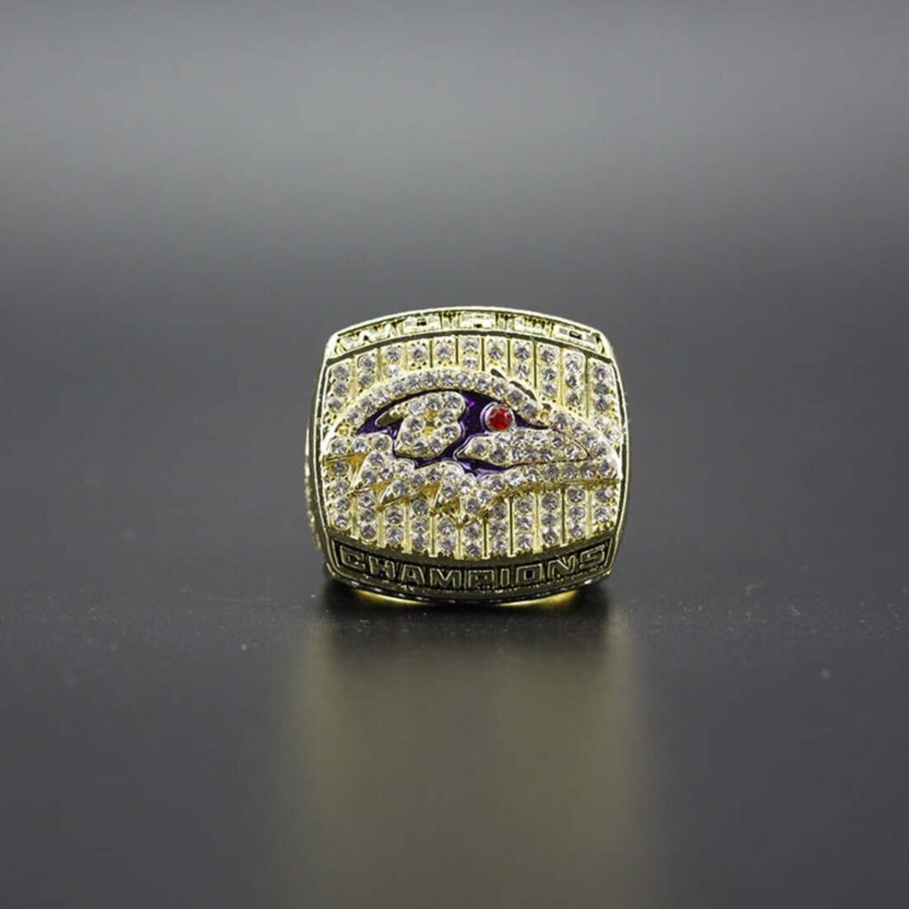 Baltimore Ravens 2012 & 2000 championship ring set - MVP Ring