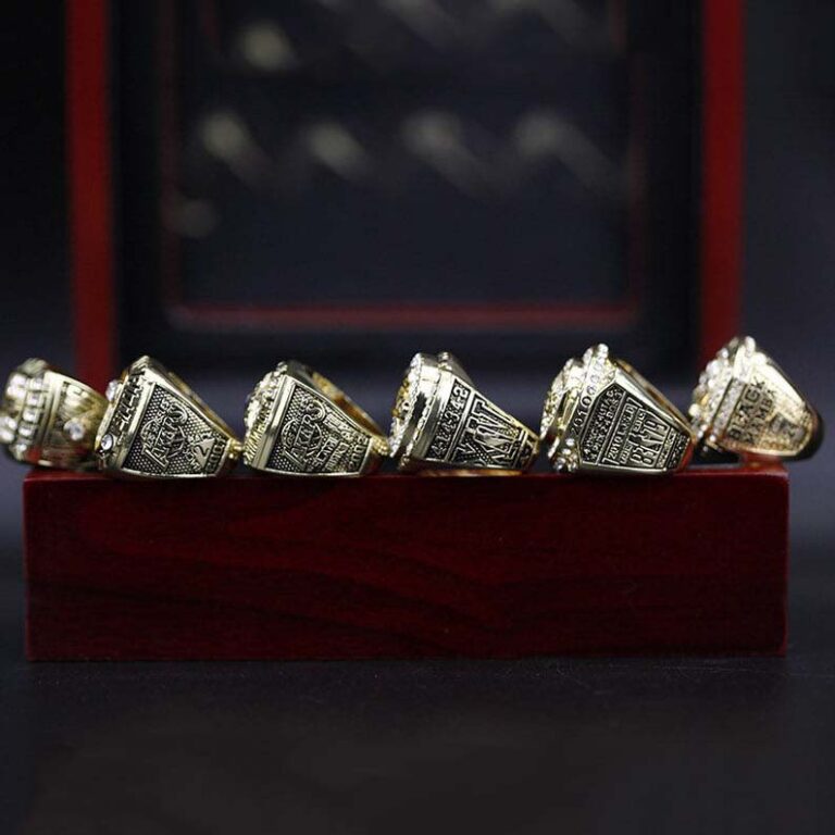 6 Kobe Bryant Los Angeles Lakers NBA championship ring set replica ...