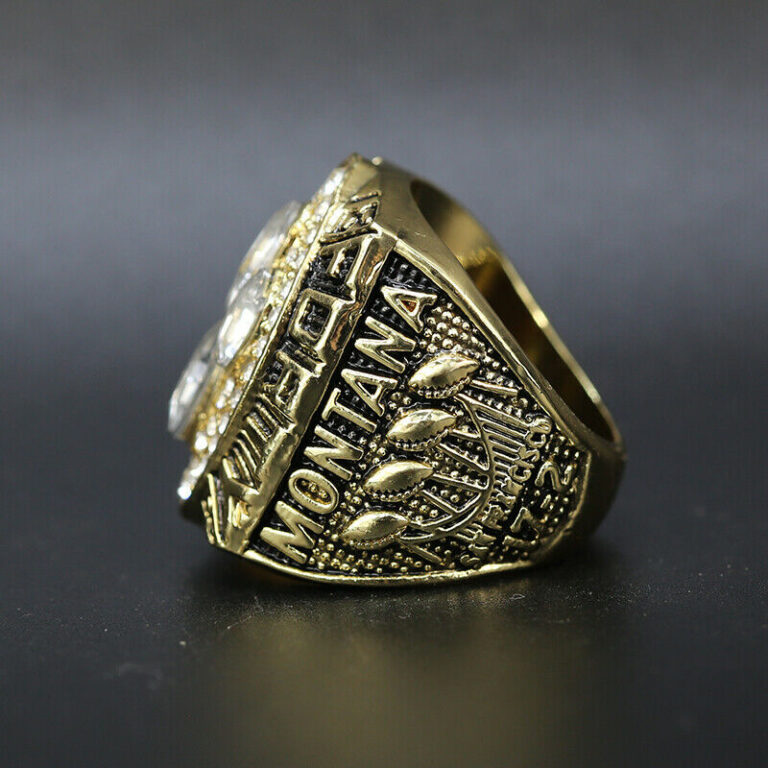 San Francisco 49ers 1989 Joe Montana Super Bowl championship ring - MVP ...