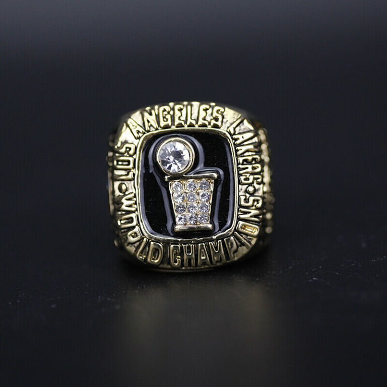 6 Kobe Bryant NBA Los Angeles Lakers championship rings set with Larry ...