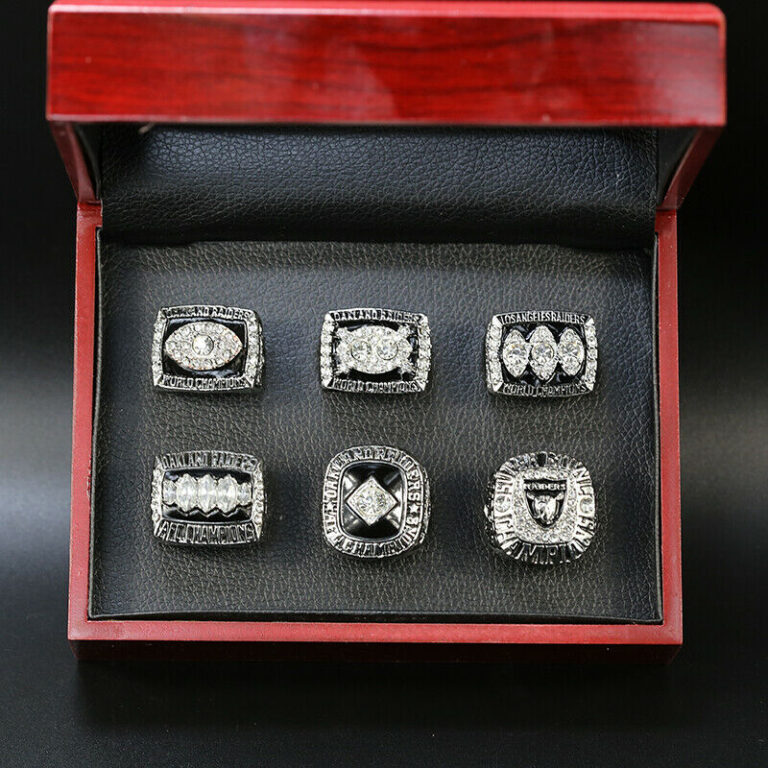 6 Oakland – Los Angeles Raiders NFL championship ring set replica - MVP ...