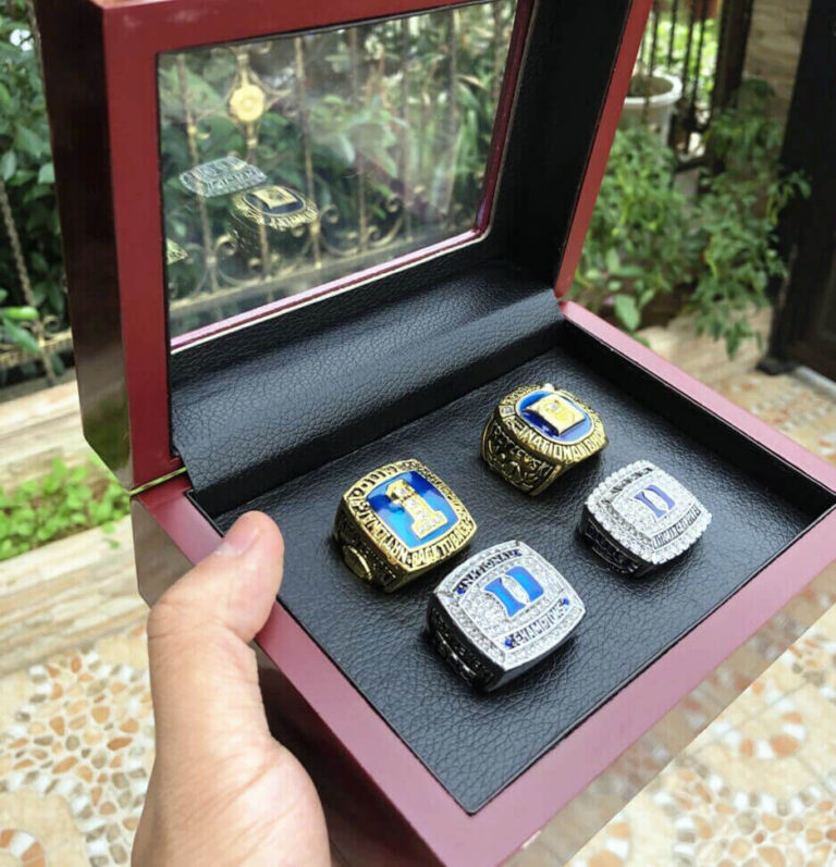 4 Duke Blue Devils Basketball championship ring collection - MVP Ring