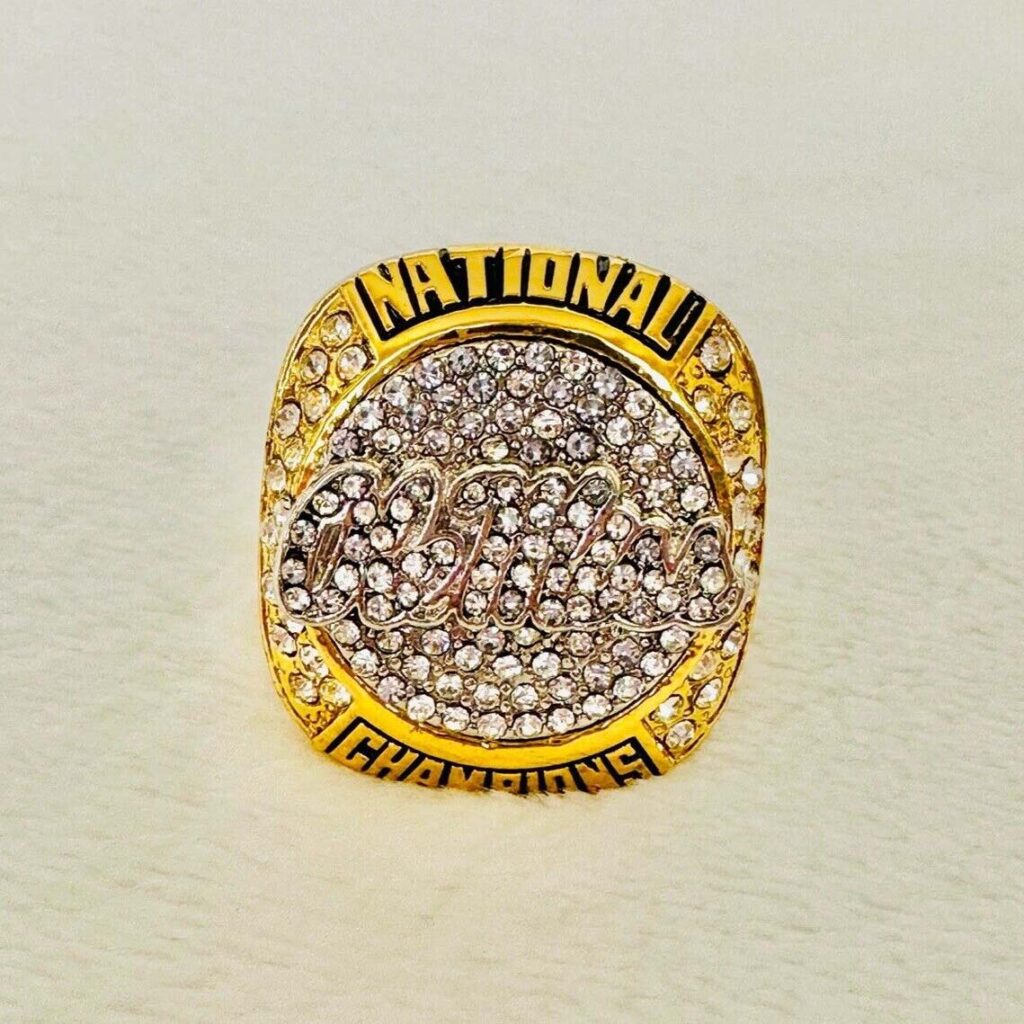 Ole Miss 2022 NCAA championship ring - MVP Ring