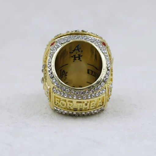 2021 Atlanta Braves MLB championship ring & MLB Commissioner’s Trophy ...