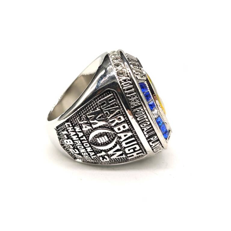 2024 Michigan Wolverines Jim Harbaugh NCAA National champions ring ...