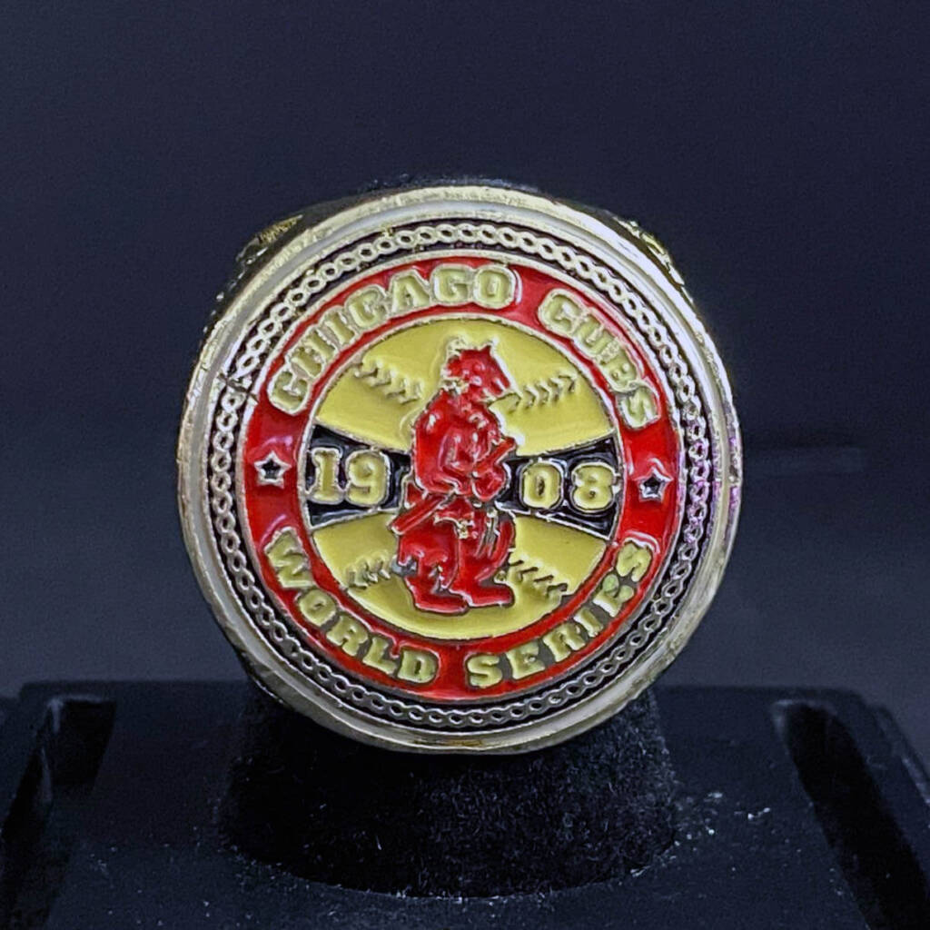 Chicago Cubs 1908 Mordecai Brown MLB World Series championship ring ...