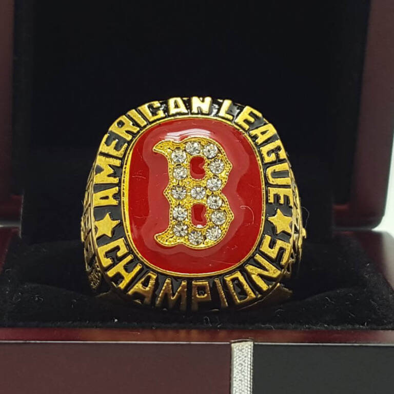 1986 Boston Red Sox American League MLB championship ring - MVP Ring