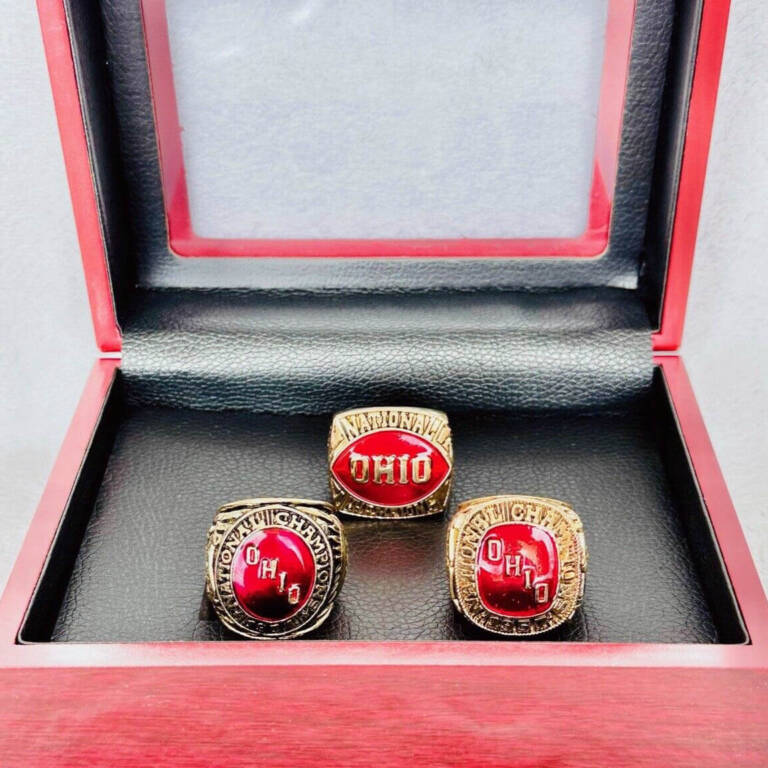 3 Ohio State NCAA National championship ring collection - MVP Ring