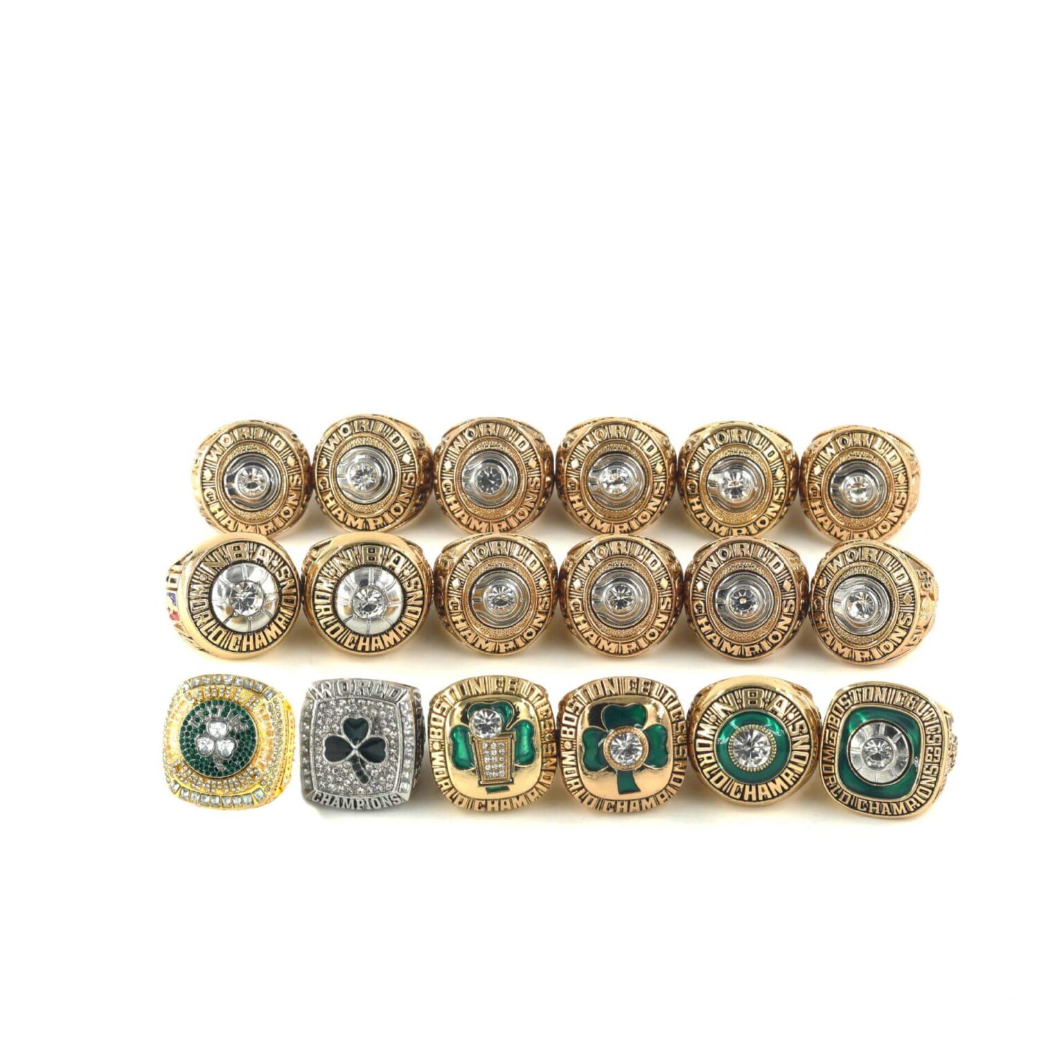 18 Boston Celtics NBA championship ring set ultimate collection - MVP Ring