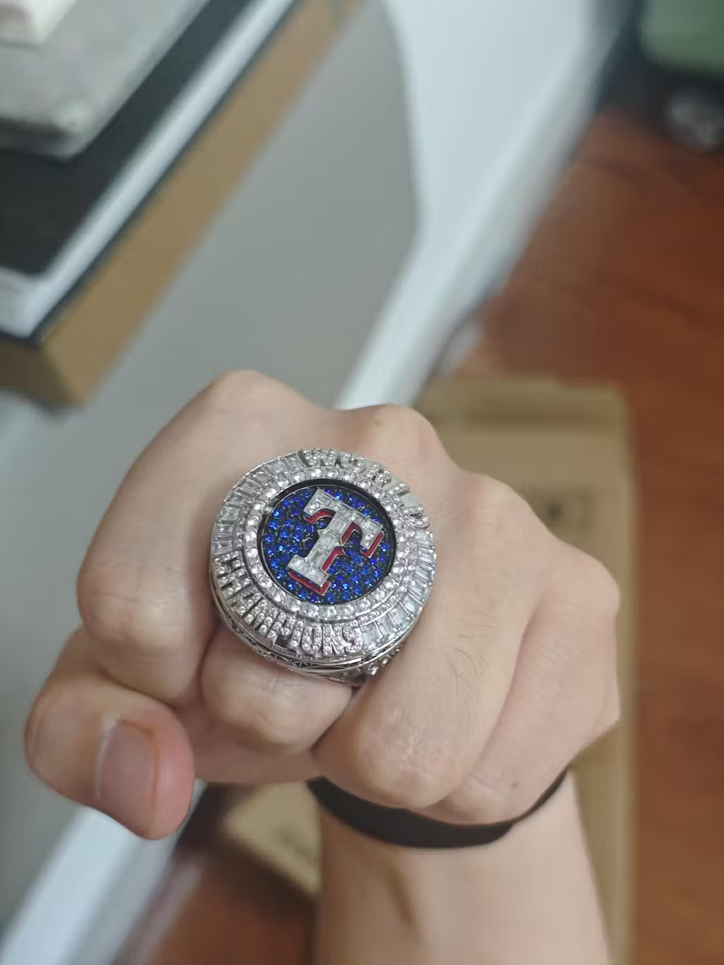 2023 Texas Rangers Seager MLB World Series championship ring replica ...