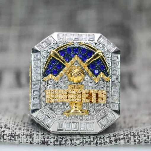 2023 Denver Nuggets NBA championship ring replica with custom name ...