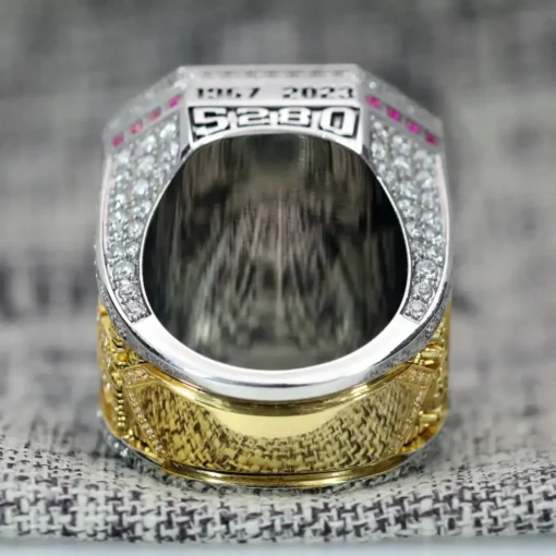 2023 Denver Nuggets NBA championship ring replica with custom name ...