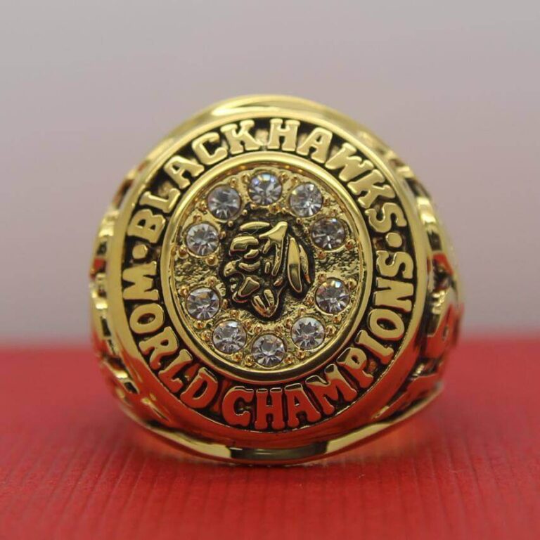 1961 Chicago Blackhawks championship ring replica with custom name ...