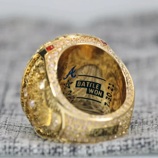 2021 Atlanta Braves MLB championship ring replica with custom name ...