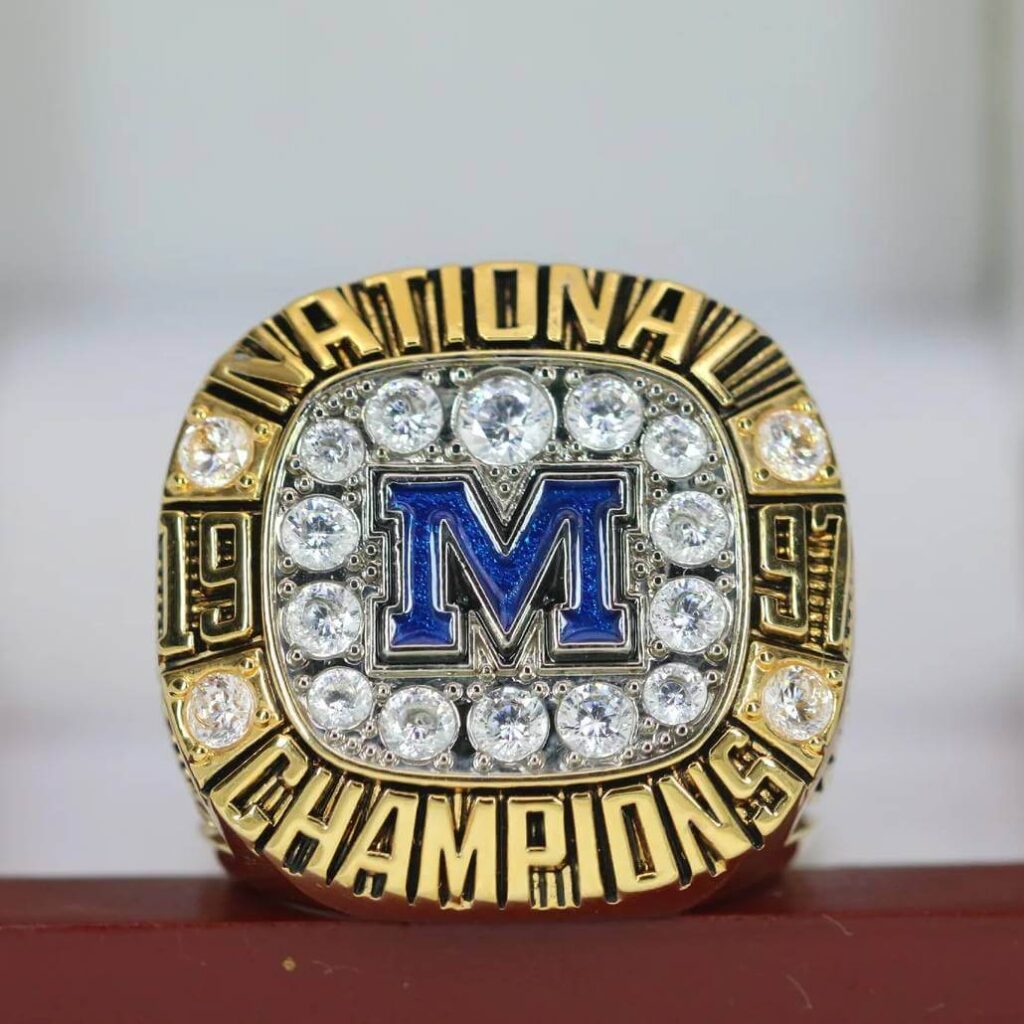 1997 Michigan Wolverines National championship ring replica with custom name – Premium Series ...