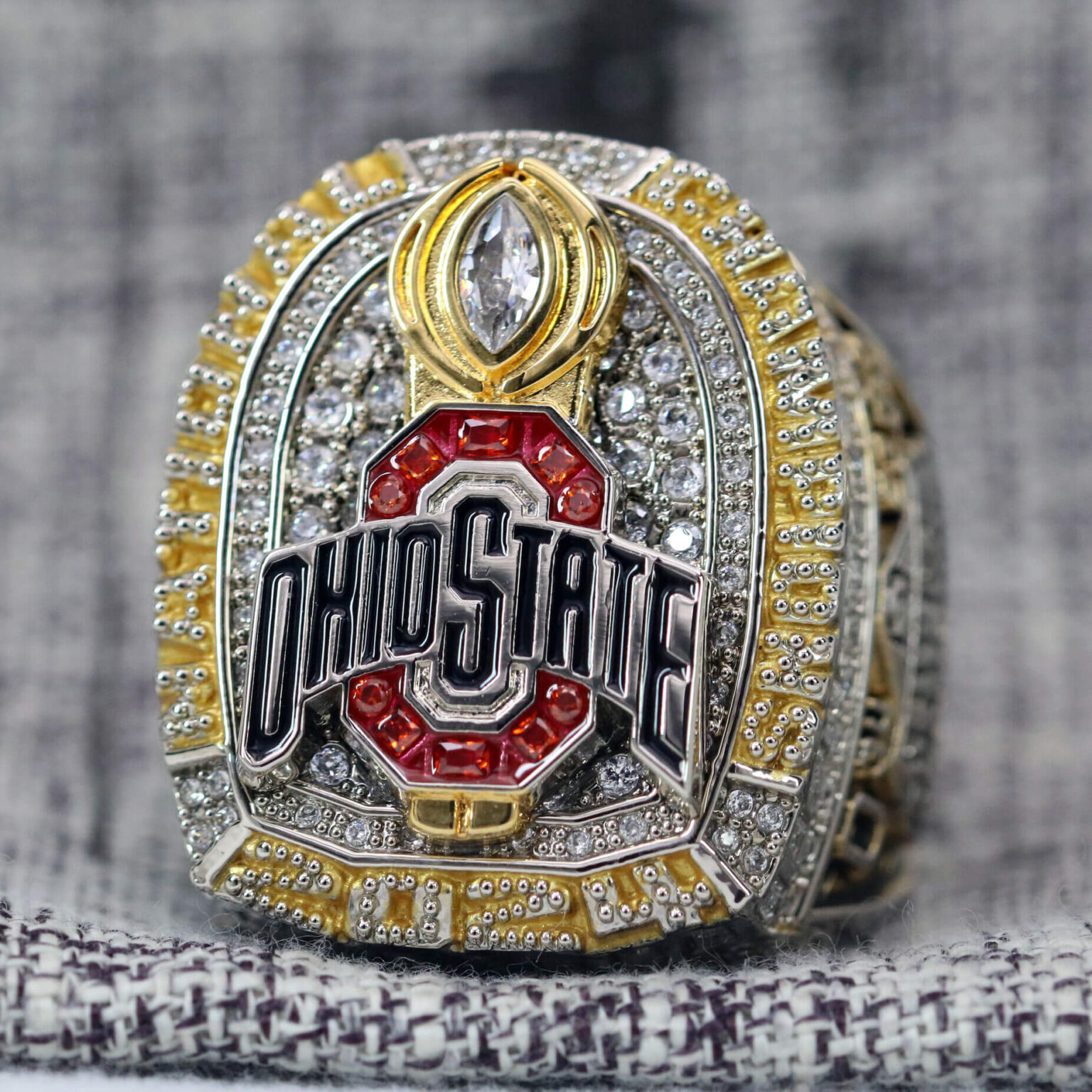 2025 Ohio State Buckeyes National championship ring replica with custom ...
