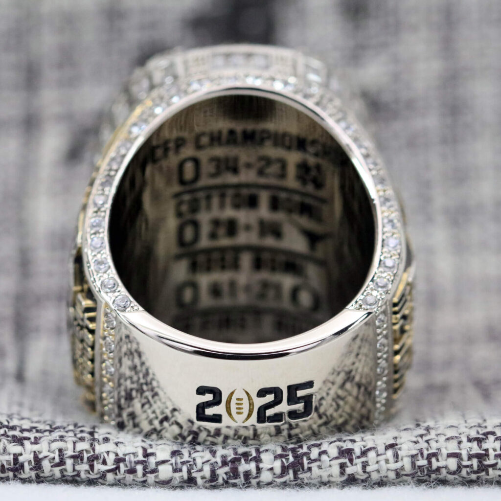 2025 Ohio State Buckeyes National championship ring replica with custom ...