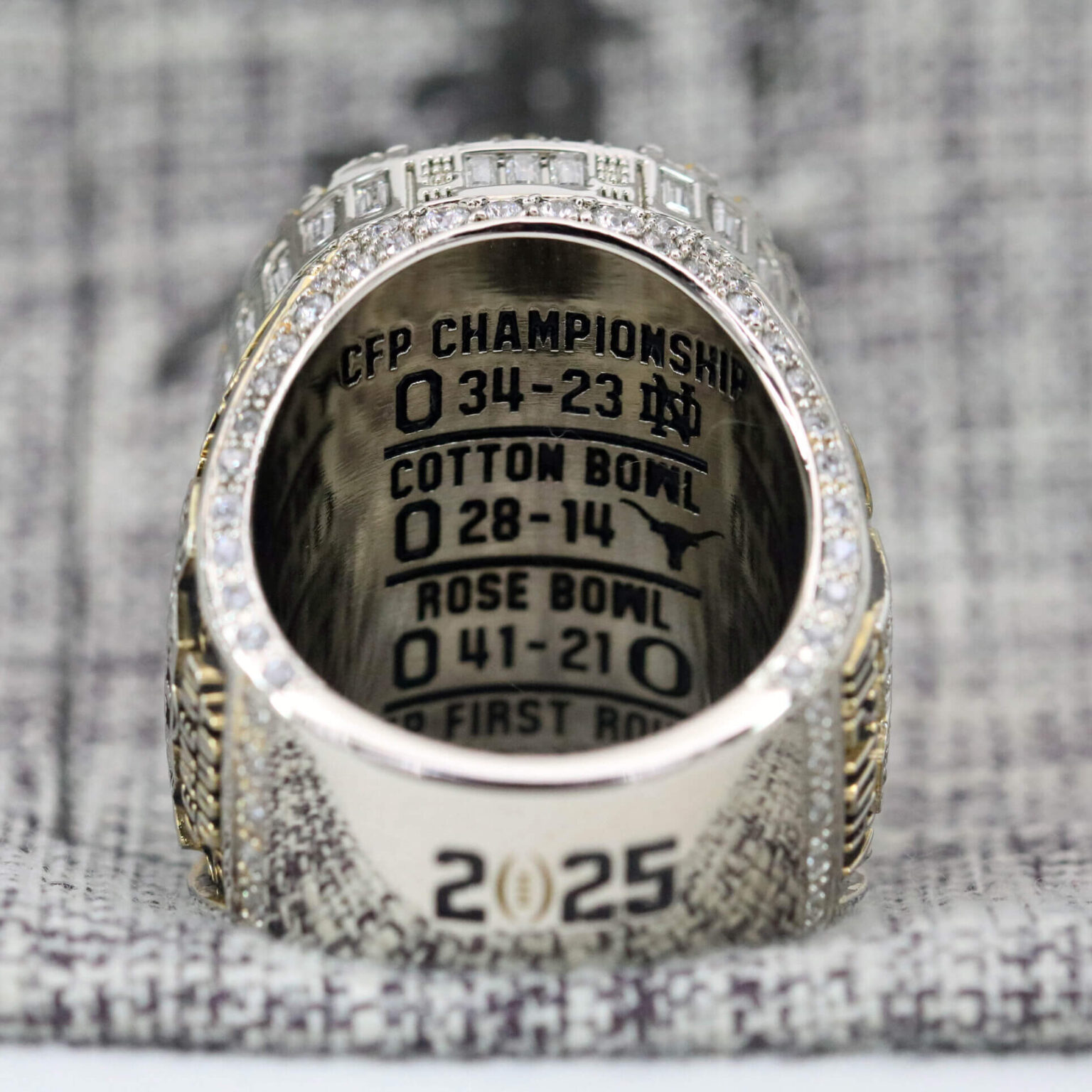 2025 Ohio State Buckeyes National championship ring replica with custom ...