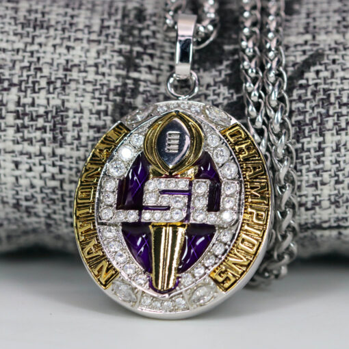 2019 LSU Louisiana State University Pendant with Necklace & Custom ...