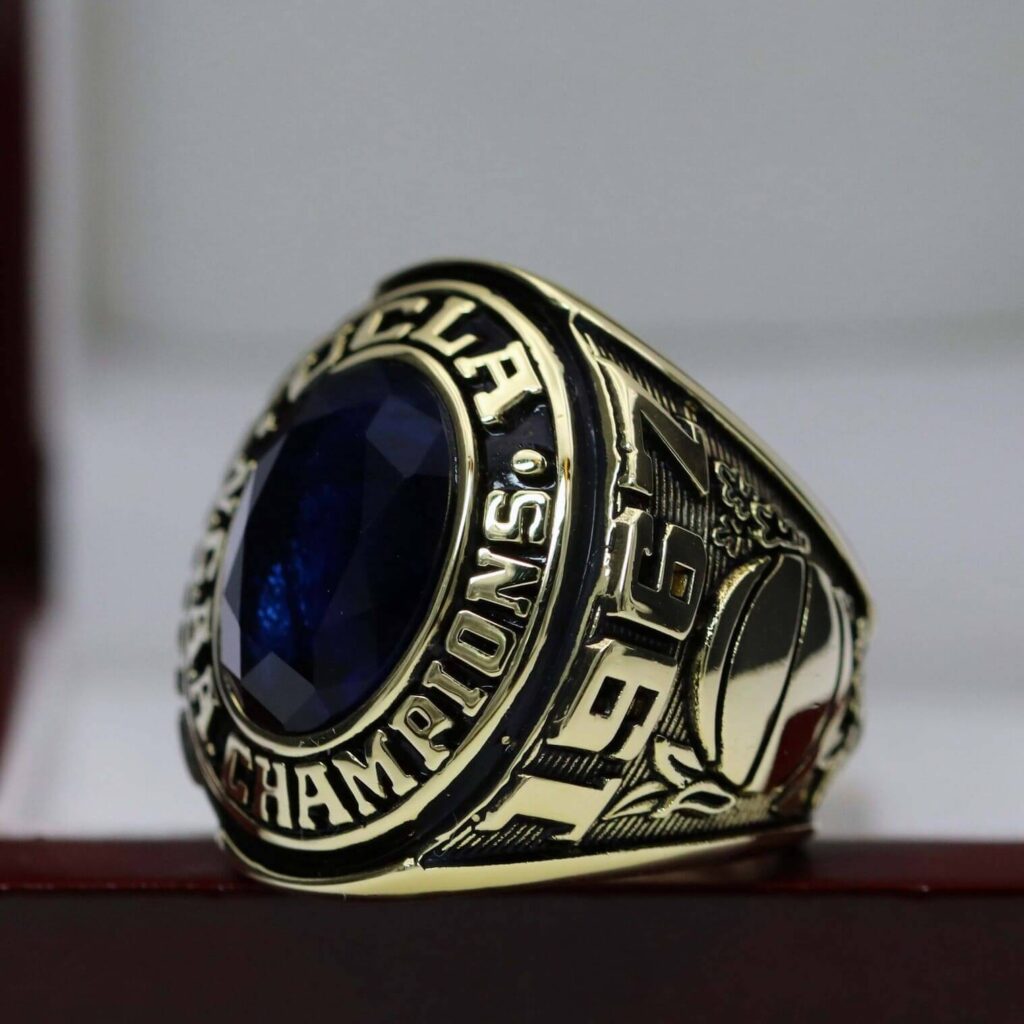 1967 UCLA Bruins basketball championship ring replica with custom name ...