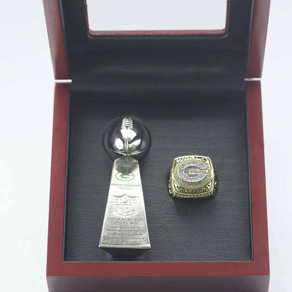 1997 Green Bay Packers championship ring & trophy - MVP Ring