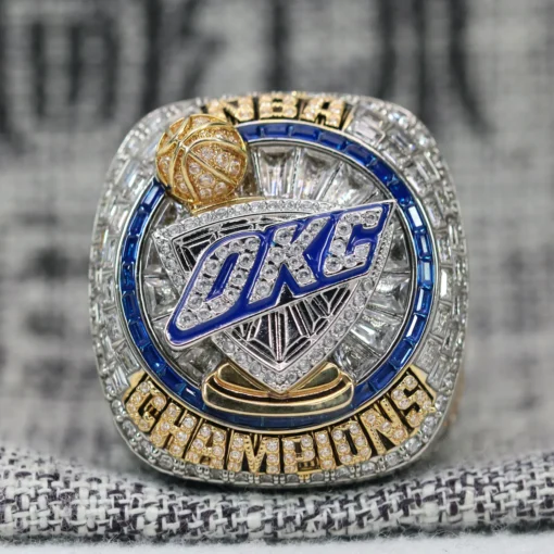 2025 Oklahoma City Thunder NBA championship ring replica with custom ...