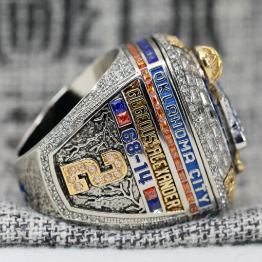 2025 Oklahoma City Thunder NBA championship ring replica with custom ...