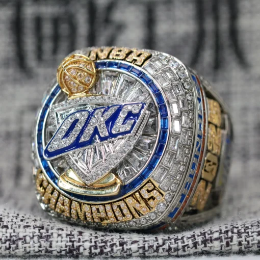 2025 Oklahoma City Thunder NBA championship ring replica with custom ...