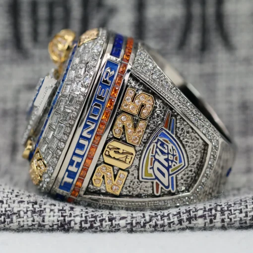 2025 Oklahoma City Thunder NBA championship ring replica with custom ...