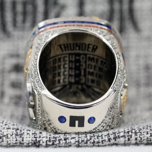 2025 Oklahoma City Thunder NBA championship ring replica with custom ...