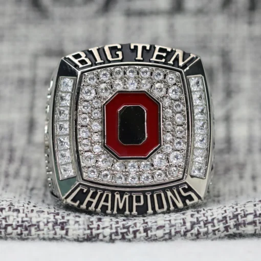 2010 Ohio State Buckeyes Big 10 championship ring replica with custom ...