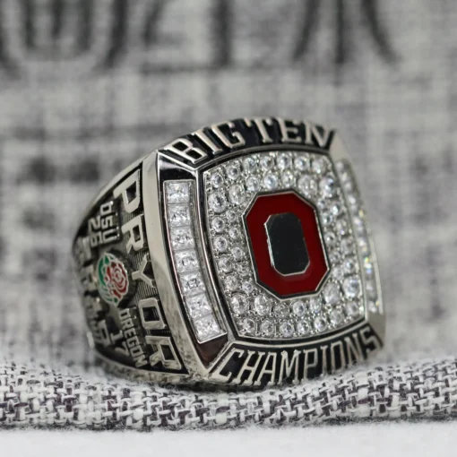 2010 Ohio State Buckeyes Big 10 championship ring replica with custom ...